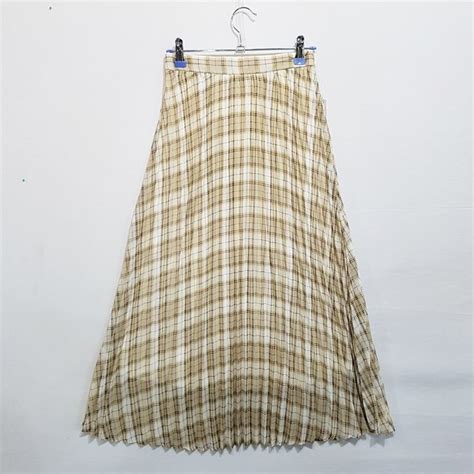 새상품 Gu 쉬폰 플리츠 밴딩 스커트 세컨웨어