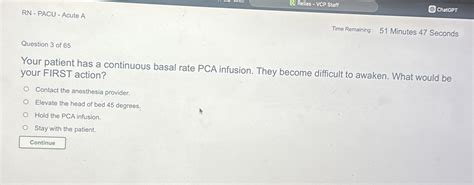 Your Patient Has A Continuous Basal Rate Pca Studyx