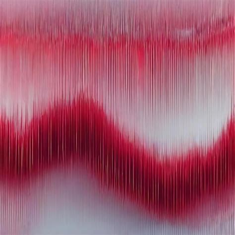 Premium Ai Image Abstract Composition Of Red Waveforms Against A White Digital Background