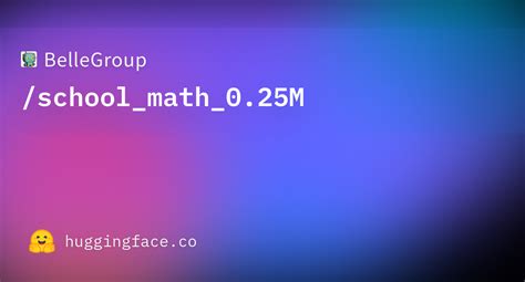 bellegroup school math 0 25m · datasets at hugging face
