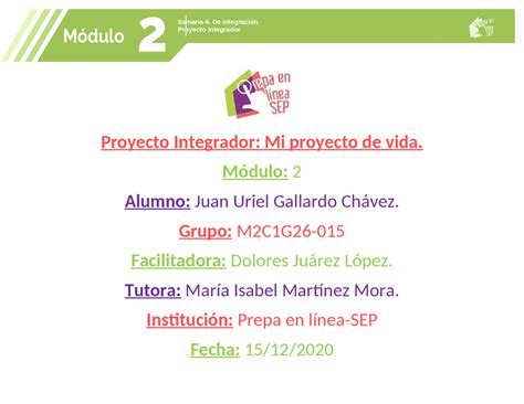 Proyecto Integrador Módulo 2 Docsity