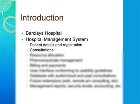 SOLUTION: Hospital management system - Studypool