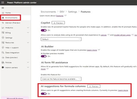 Step By Step Enable Formula Suggestions In Columns MSDYNAMICSBLOG