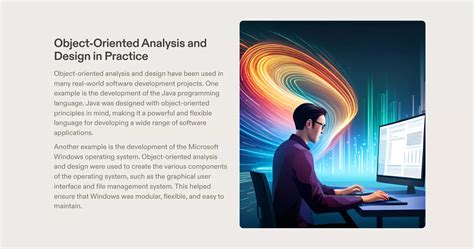 From Analysis To Design The Art Of Object Oriented Programming 2023 6 5