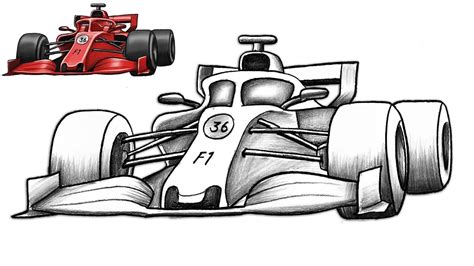 Basic Race Car Drawing