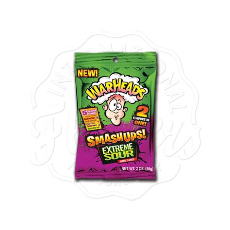 Warheads Smashups Extreme Sour Hard Candy 56g Flavers International