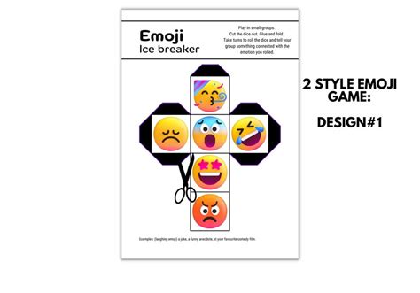 Emoji Icebreaker Game Fun Printable Activity Emoji Party Game Story