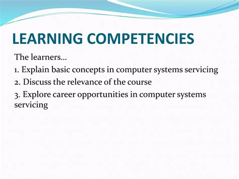 Introduction Computer Systems Servicing Nc Ii PPTX