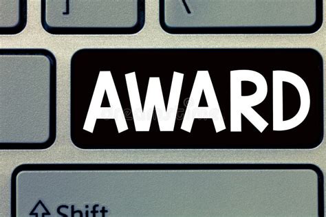 Conceptual Hand Writing Showing Award Business Photo Text Prize And Other Mark Of Recognition