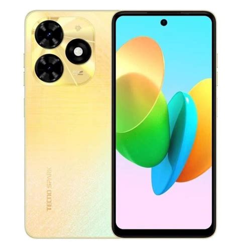 Smartfon Tecno Spark 20C 4GB/256GB NFC Alpenglow Gold - Qiymeti, Bakıda almaq. Satışı, icmal, rəylər