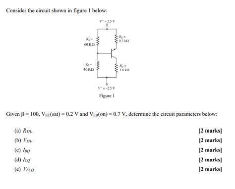 Solved Consider The Circuit Shown In Figure Below V Chegg