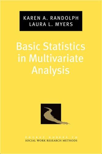 Ebook Basic Statistics In Multivariate Analysis Pocket Guide To Social Work Research Methods
