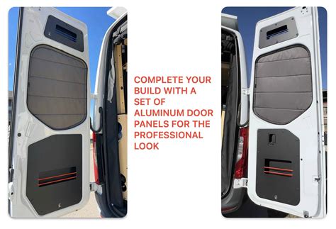 Sprinter Aluminum Rear Door Panels 4 Panels Full Set For Rear Do