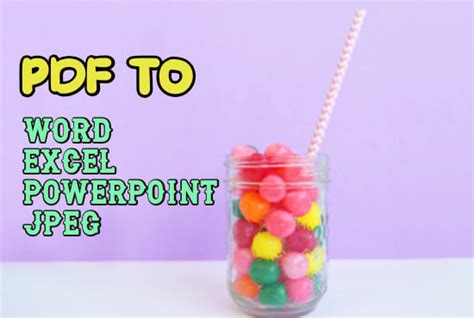 do convertion pdf file to word excel powerpoint jpeg by gebon0804 fiverr
