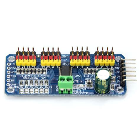 16 Pwm Servo Servo Drive Controller Robot Iic Interface Board In
