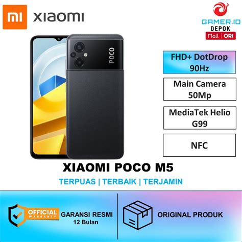Jual Xiaomi Poco M Gb Gb Black Bergaransi Resmi Shopee Indonesia