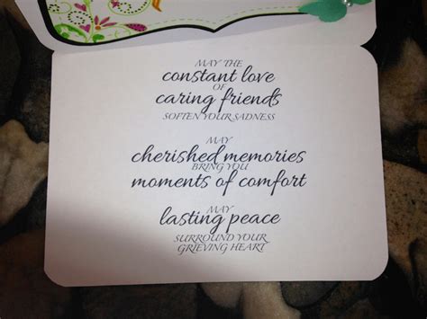 Sympathy Card Inside Sentiment Greeting Card Sentiments Card Sentiments Sympathy Cards