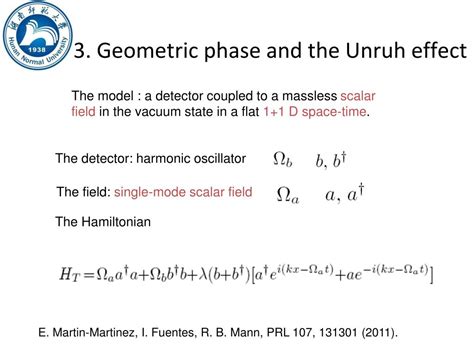 Ppt Geometric Phase And The Unruh Effect Powerpoint Presentation Free Download Id4720993