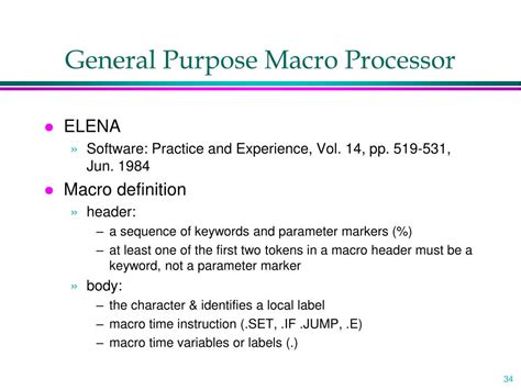 ppt system software unit iv macro processors powerpoint presentation