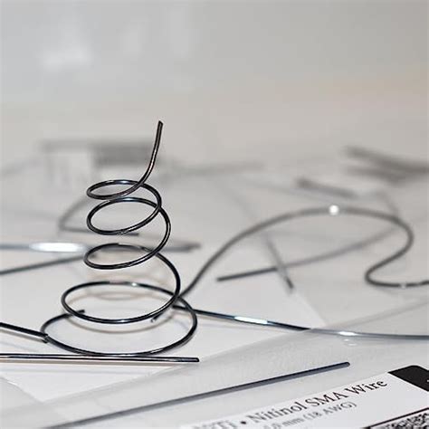 Nitinol SMA Shape Memory Alloy Muscle Wire Sample Pack Different Temperatures From F To