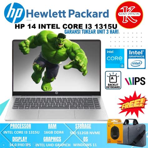 Jual Laptop Kerja Hp Intel I U Gb Gb Ssd Layar Ips Silver Shopee Indonesia