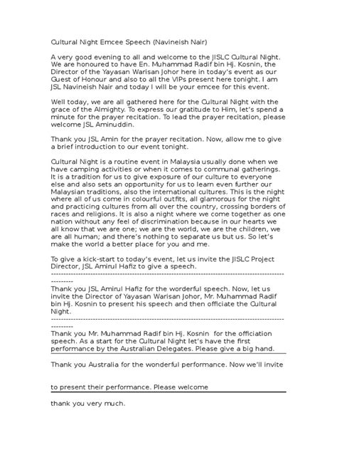 Sample Script In Introducing A Guest Speaker At Rupert Baldwin Blog