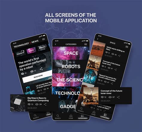 News Website And Mobile App On Behance