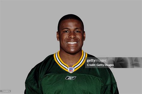 Ahmad Carroll Of The Green Bay Packers Poses For His 2006 Nfl News