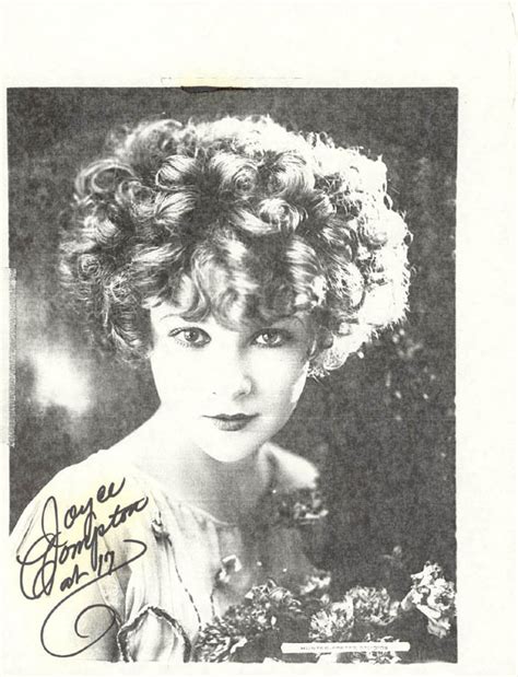 Joyce Compton Photocopy Signed In Ink Historyforsale Item 36046