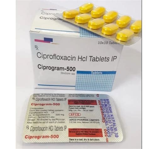 Ciprofloxacin Hcl Tablets 500 Mg At Best Price In Haridwar Id