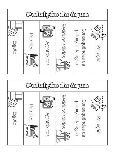 Atividades Sobre Poluição Da Água Pdf