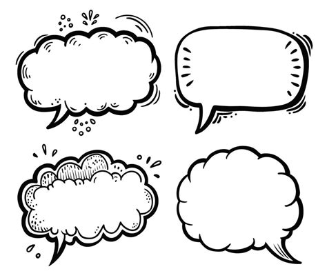 Cartoon Comic Word Bubbles 50210539 Vector Art At Vecteezy