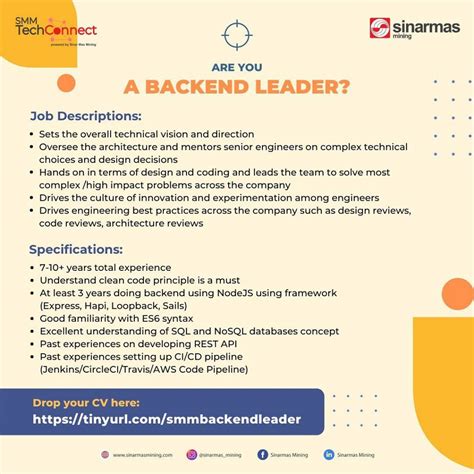 Backend Leader Pt Sinarmas Mining Ika Um