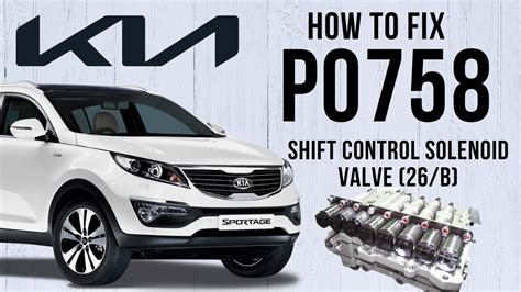 Test Fix P Shift Control Solenoid Valve B Electrical B KIA Sportage SL Test Fix P Shift Control Solenoid Valve B Electrical B KIA Sportage SL