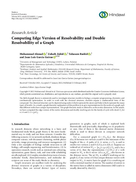 Pdf Computing Edge Version Of Resolvability And Double Resolvability Of A Graph