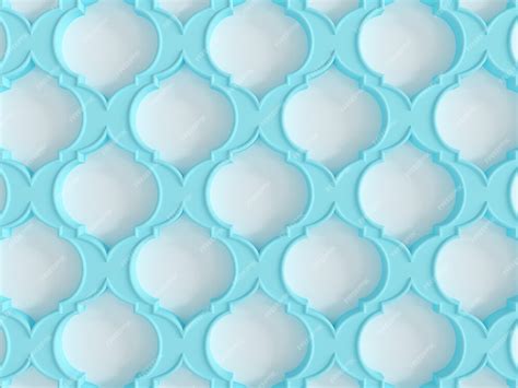 모로코 아랍어 3d 장식 패턴 그리드 모자이크와 이슬람 창 패턴입니다 전통적인 추상 이슬람 3d 렌더링 그림입니다 무료 사진