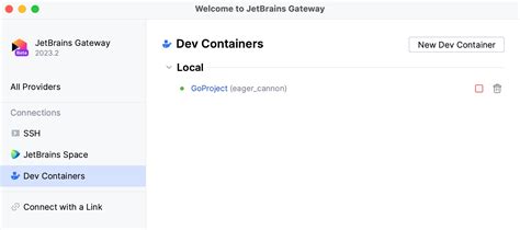 dev containers goland documentation