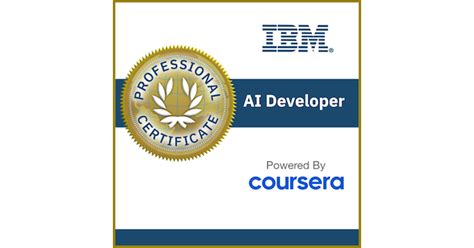 Ibm Ai Developer Professional Certificate Credly