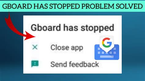 how to solve gboard has stopped problem rsha26 solutions youtube