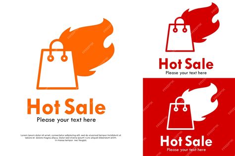 Hot Sale Logo Template Illustration Premium Vector