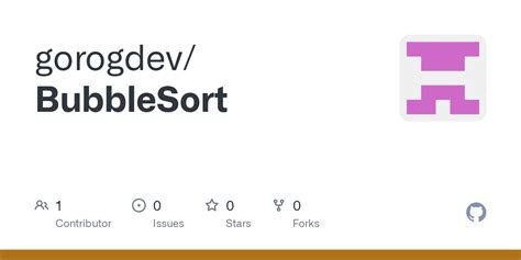Github Gorogdevbubblesort