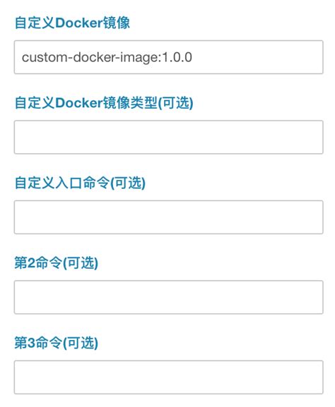 自定义组件开发 Docker镜像类型的说明 雪浪算盘帮助中心