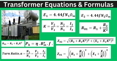 Transformer Equations And Formulas