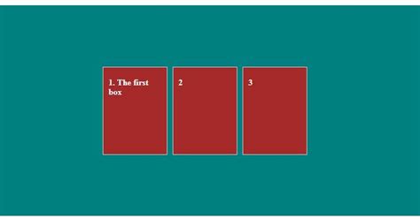 CSS Flexbox Layout