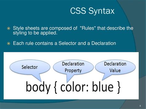 Basics Of Web Design Chapter 4 Cascading Style Sheets Basics Key Concepts Copyright 2013 Terry