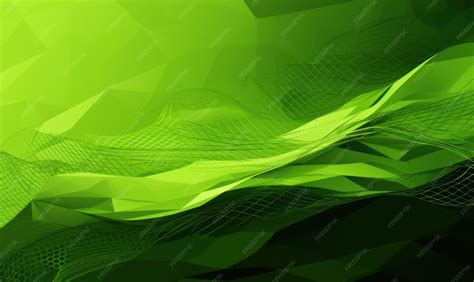 Premium Ai Image Abstract Lime Color Background Or Wallpaper Of Waves