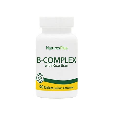 Natures Plus B Complex With Rice Bran 90tabs Cure4u Gr