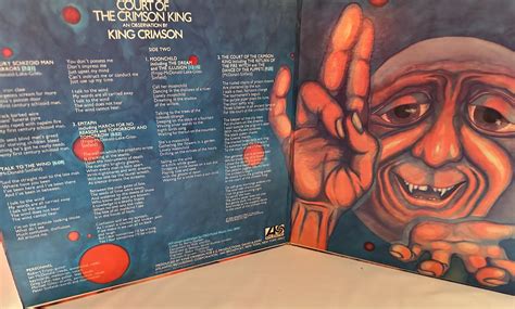 King Crimson In The Court Of The Crimson King Vinyl Albumrecord