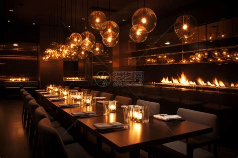 一家高档的餐厅高清图片下载 正版图片600195251 摄图网