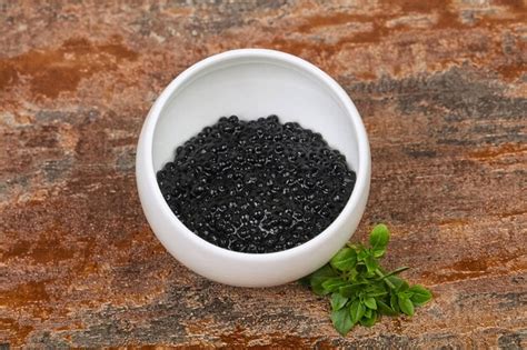 Premium Photo | Luxury black caviar